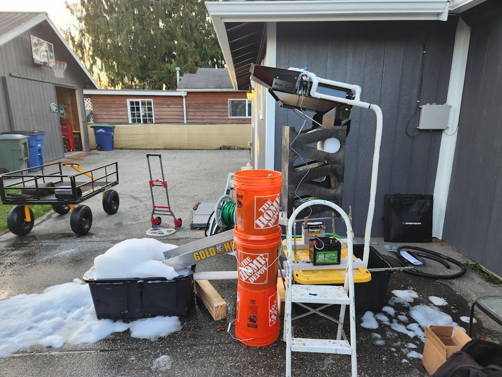 Gold Cube Trommel with Junior Snuffer Bottle, 1-oz Glass Vial, Magneti ...