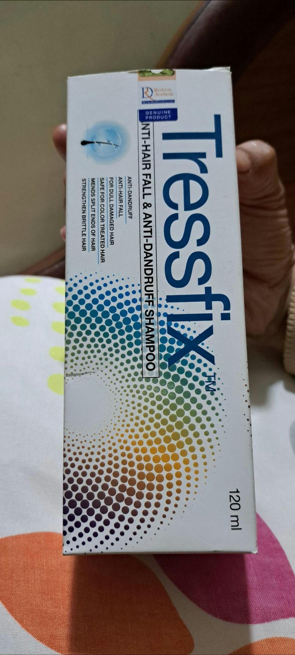 Rederm - Tressfix Hairfall & Anti-Dandruff Shampoo 120Ml - Highfy.pk