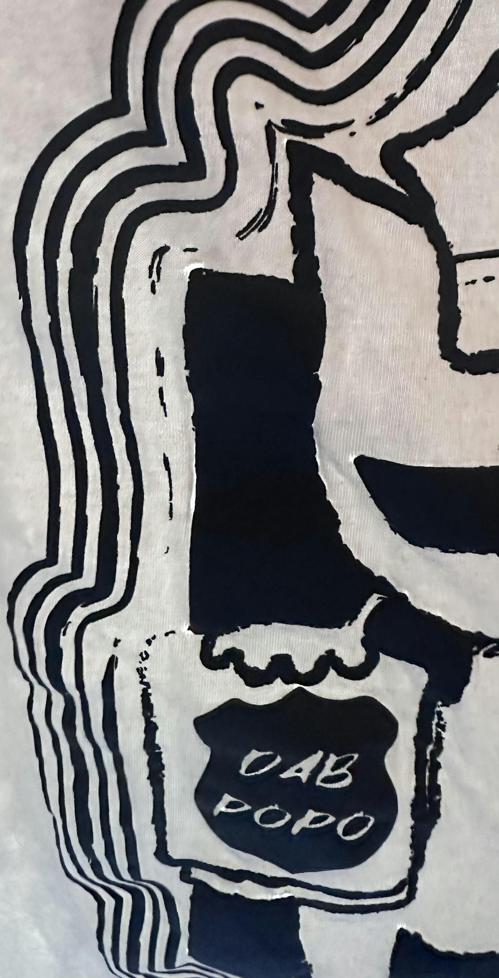 DAAAB POPO /// Oversized Tee /// Undyed Cotton (Cream) – Hitorii