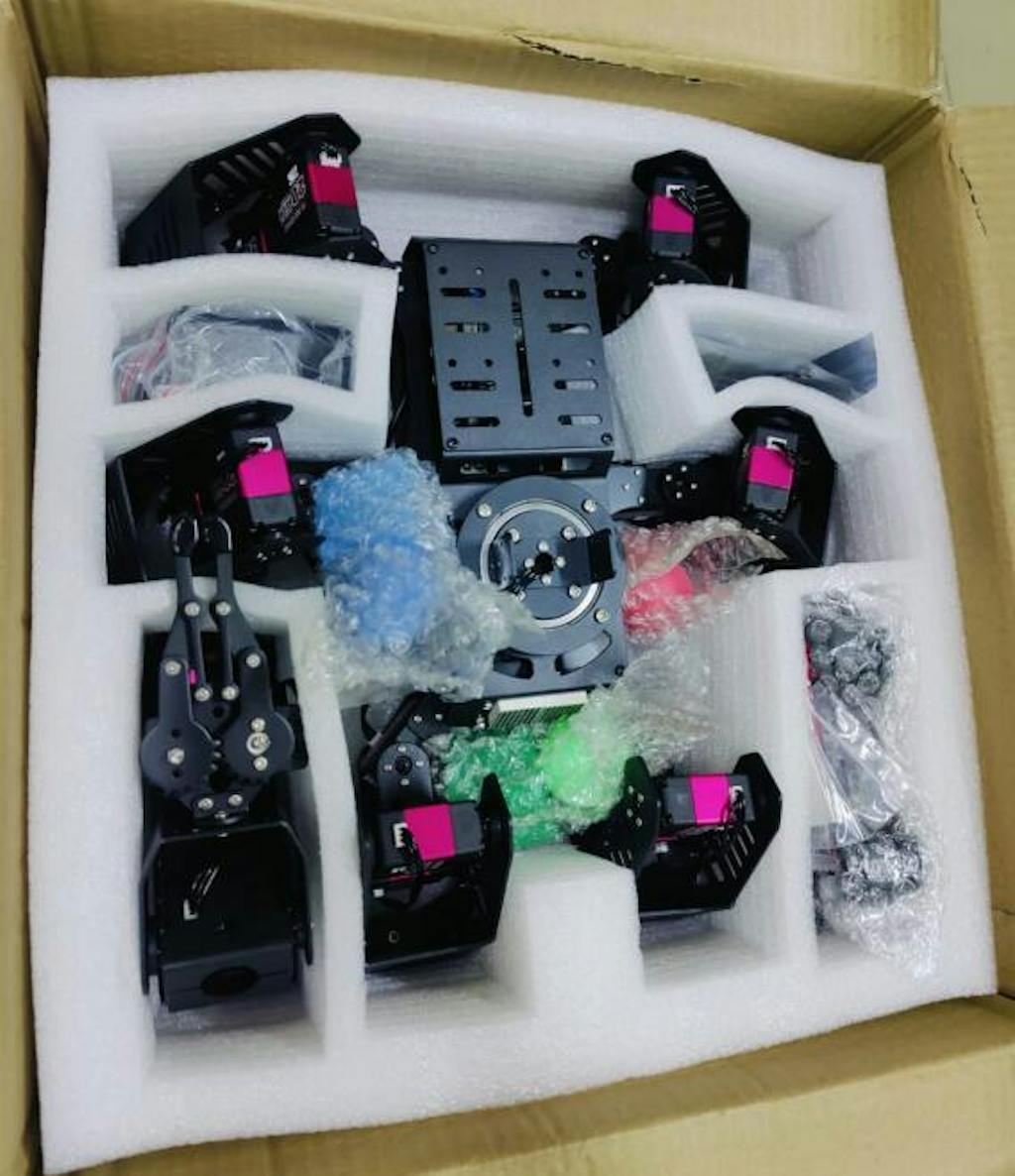 Hiwonder SpiderPi: AI Intelligent Visual Hexapod Robot Powered by Rasp