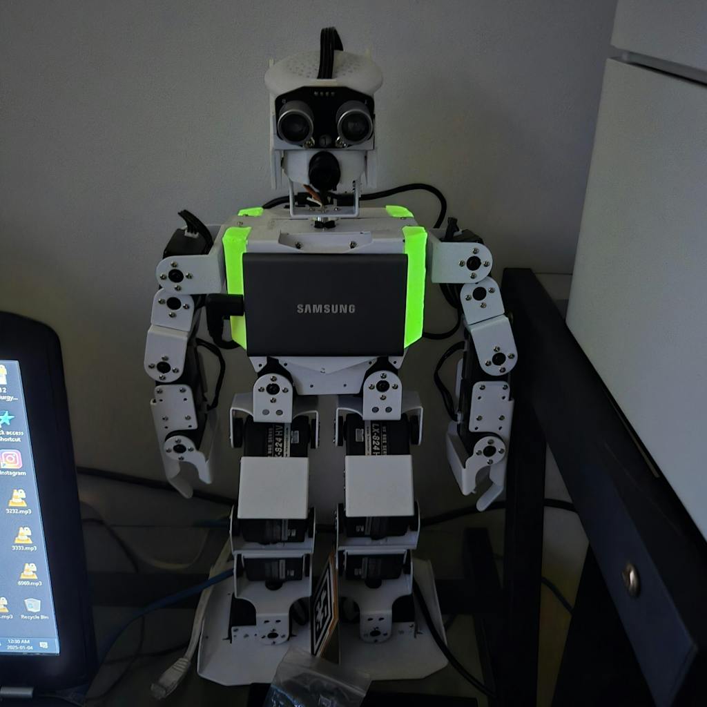 Hiwonder AiNex Biped Humanoid Robot Raspberry Pi Vision AI Kit Powered