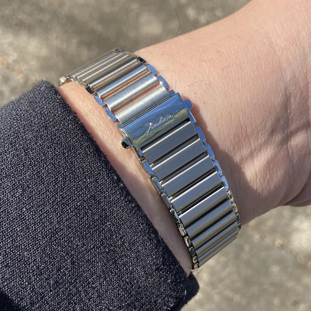 Forstner Klip Bonklip-Style Stainless Steel Ladder Watch Bracelet