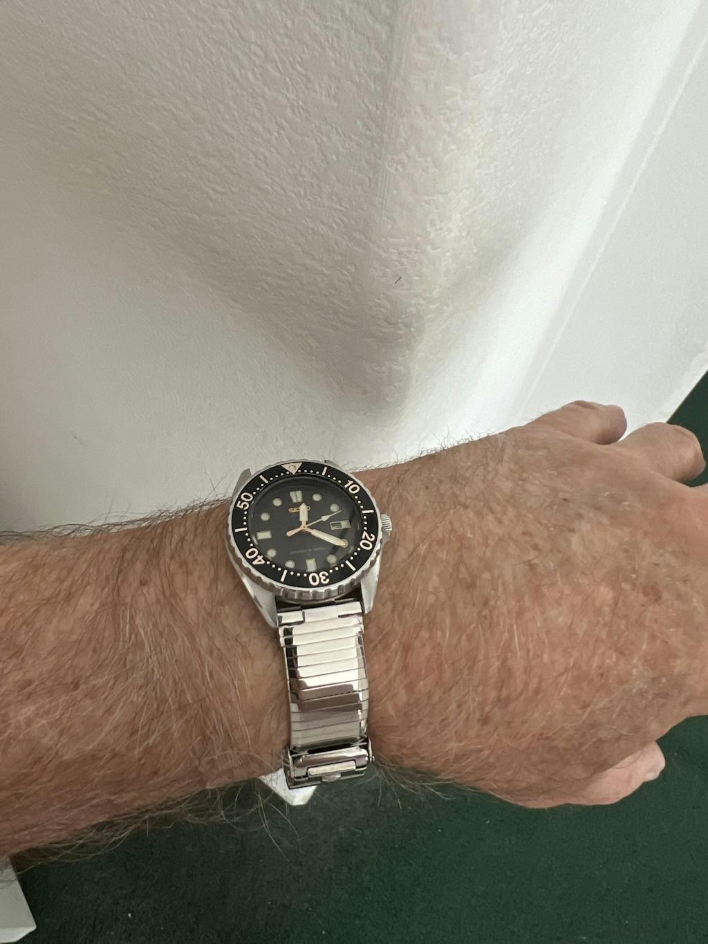 Forstner Komfit JB Straight End Steel Mesh Watch Band