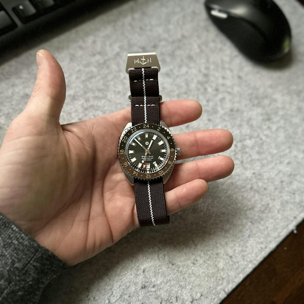 Erika's Originals Black Ops Navy Blue MN Watch Strap | Holben's