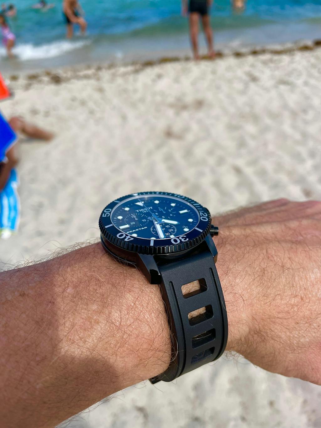 The Original ISOfrane Black Rubber Dive Watch Band Strap