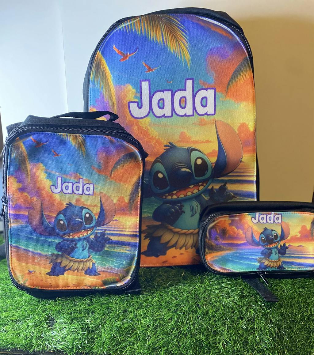 Back To School BLANK Bookbag Set (Detachable front) – Holloway’s Custom ...