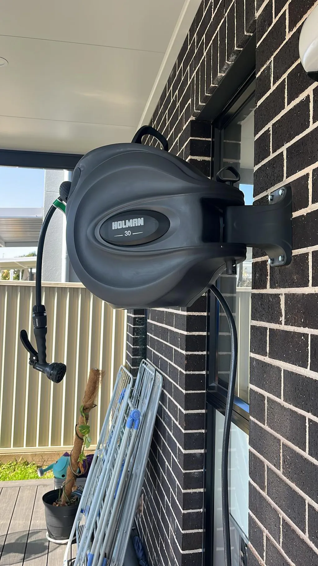 30m Retractable Hose Reel—Charcoal - Holman Industries