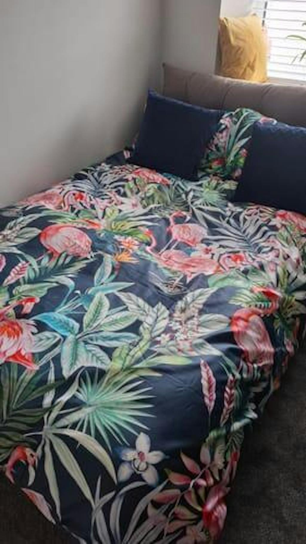 Paradise Flamingo Blue - Bedding Set