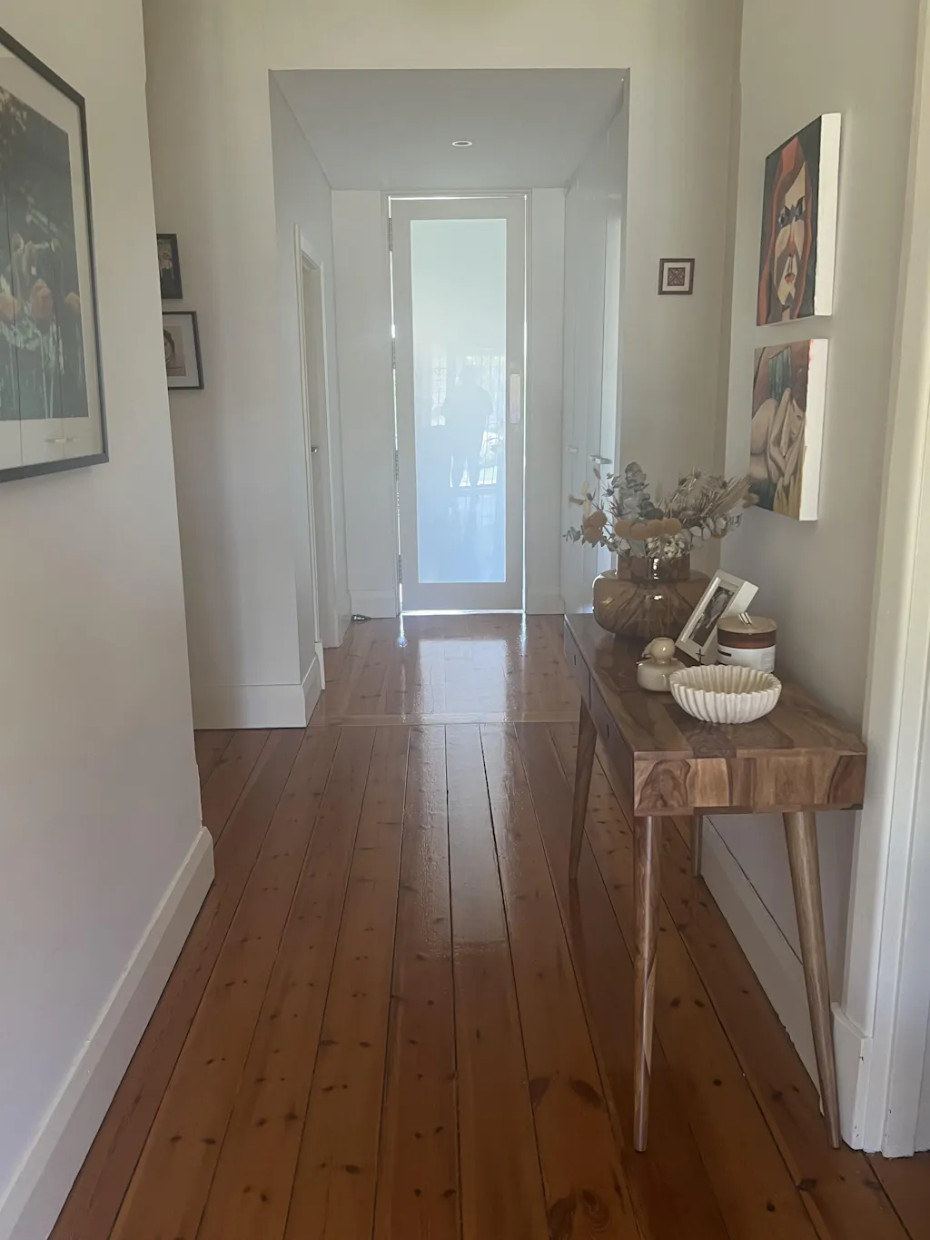 Wooden Nordic Console Hallway Table – Holy Funk