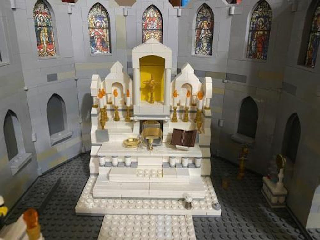 Father Leopold Celebrates Mass with LEGO® bricks - Catholic Gifts ...