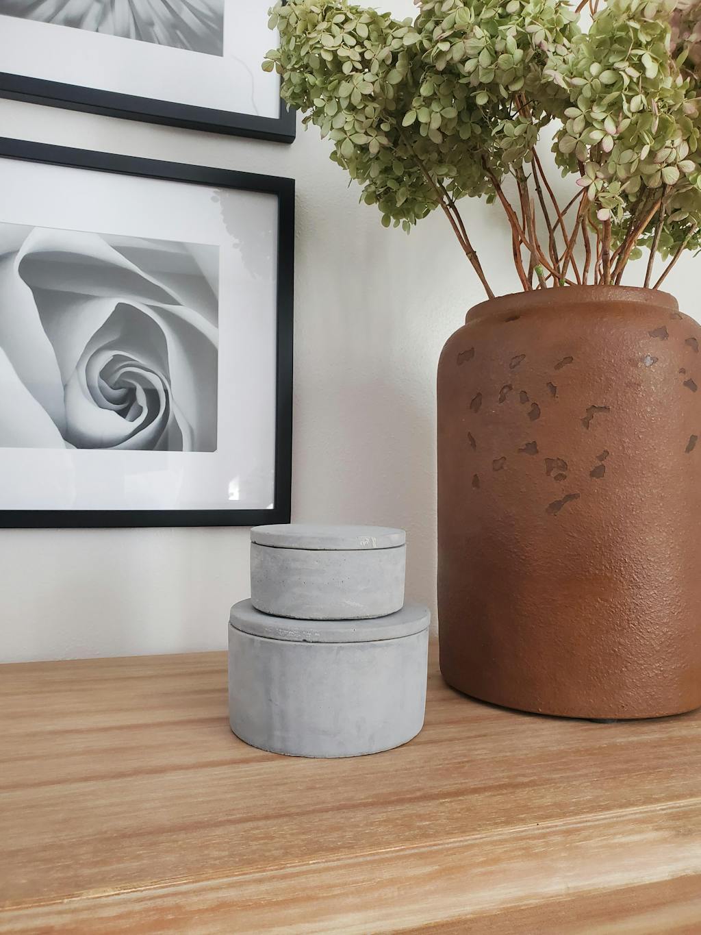 Round Cement Boxes Set – FEEL AT HOM