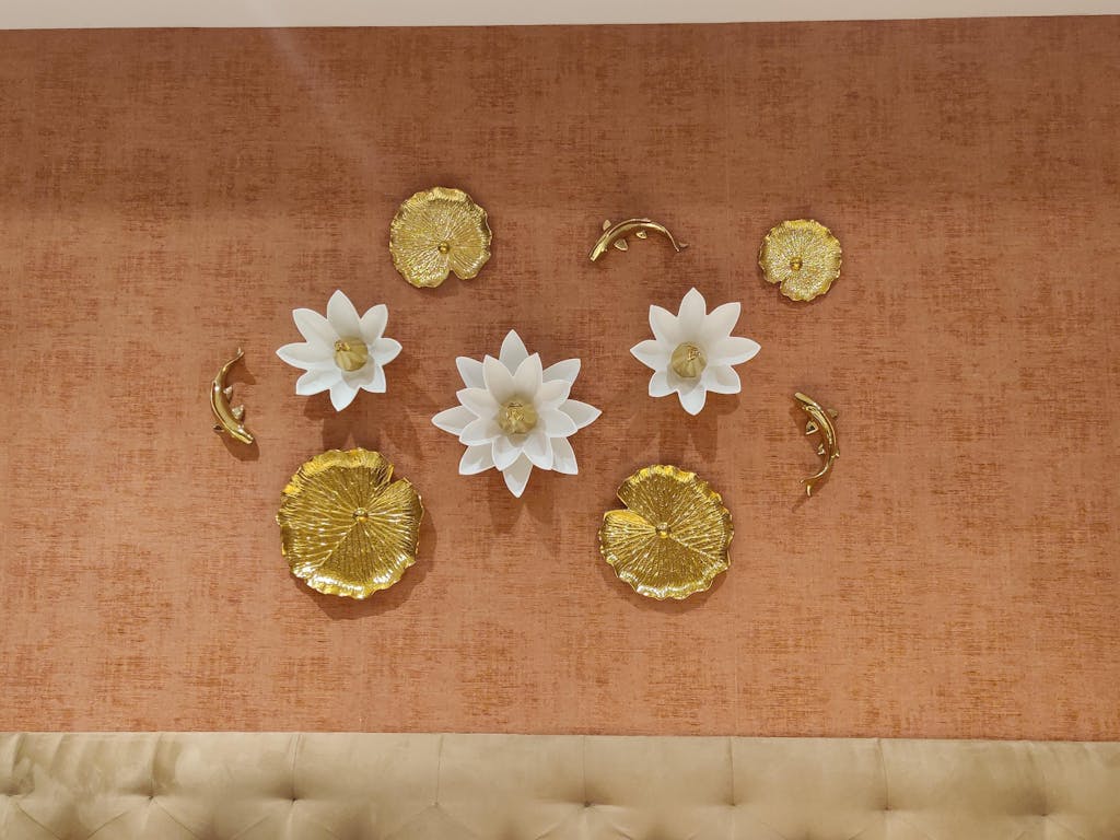 Buy Lotus Flower Ceramic Wall Sculptures - Home Artisan