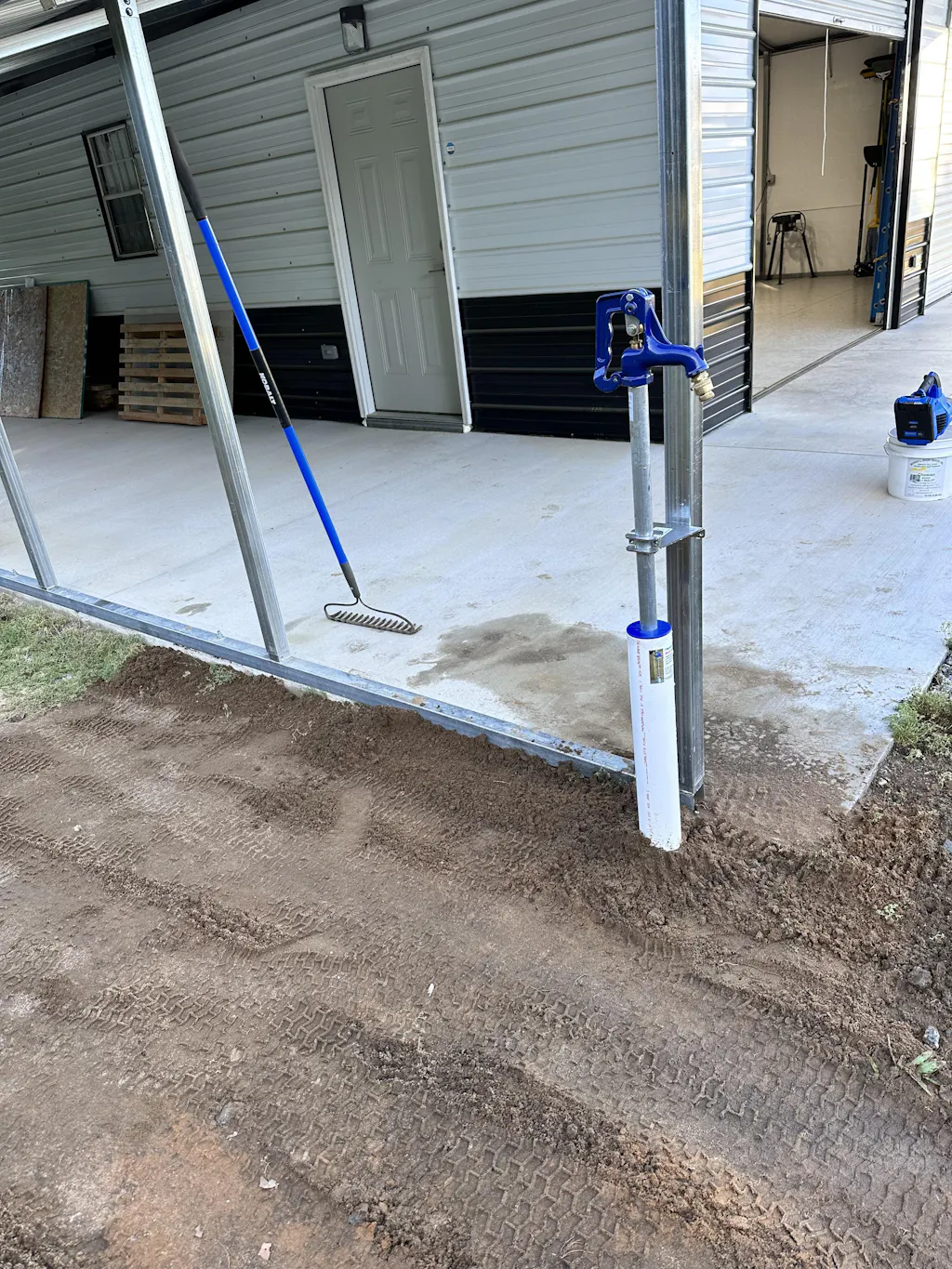Frost-Proof Yard Hydrant, Wall Mount Bracket - Stainless Steel ...