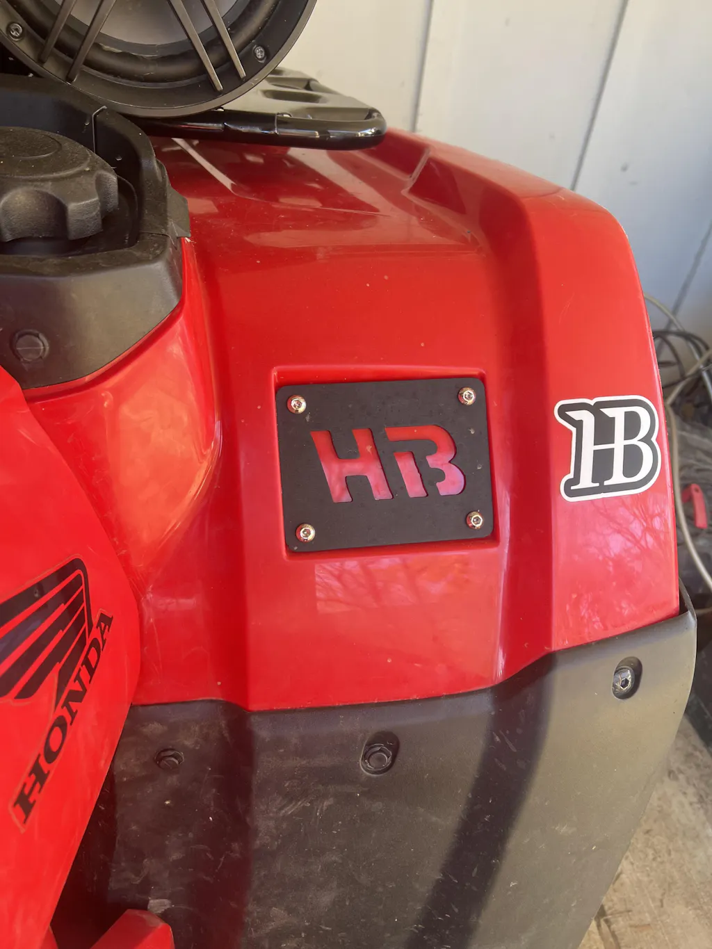 Front Warning Label Plate for 2014+ Honda Rancher, Foreman, Rubicon ...