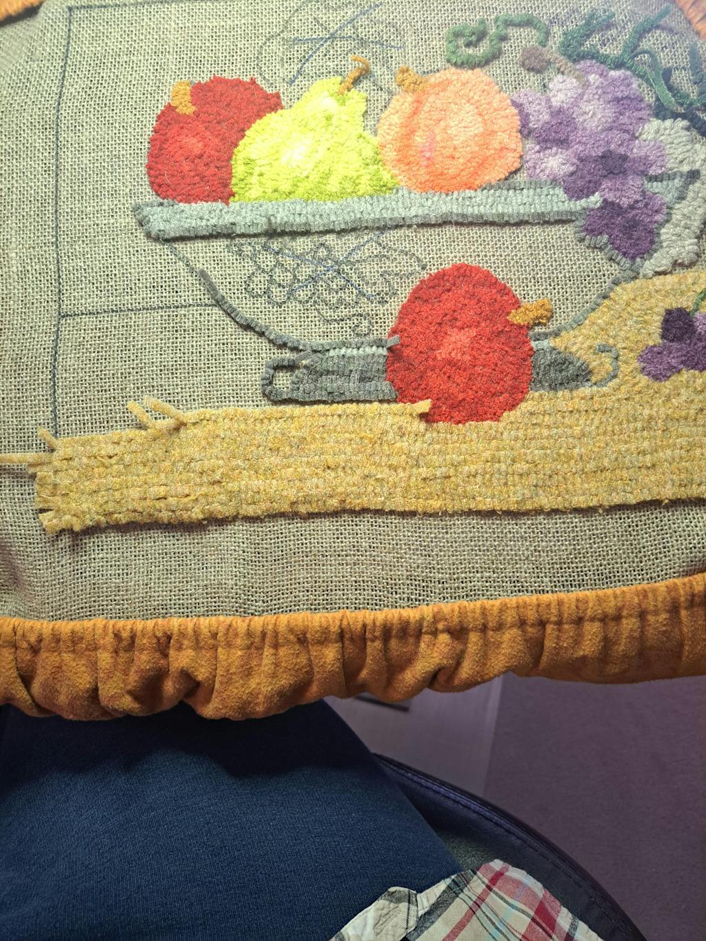 Rug Hooking Pattern: Compote (P574) | Honey Bee Hive Rug Hooking ...