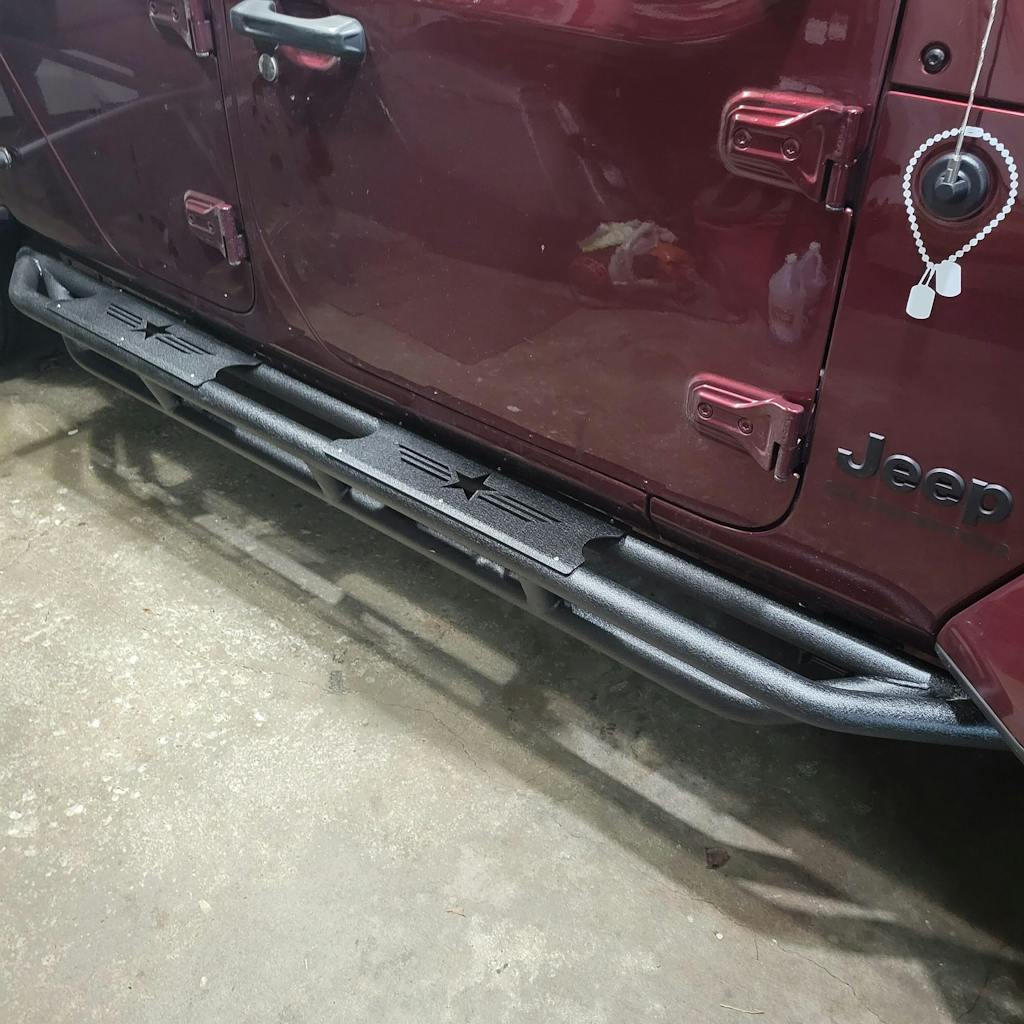 Jeep Gladiator Side Steps Star Tubular Running Bards for 2020-2026 Jeep ...