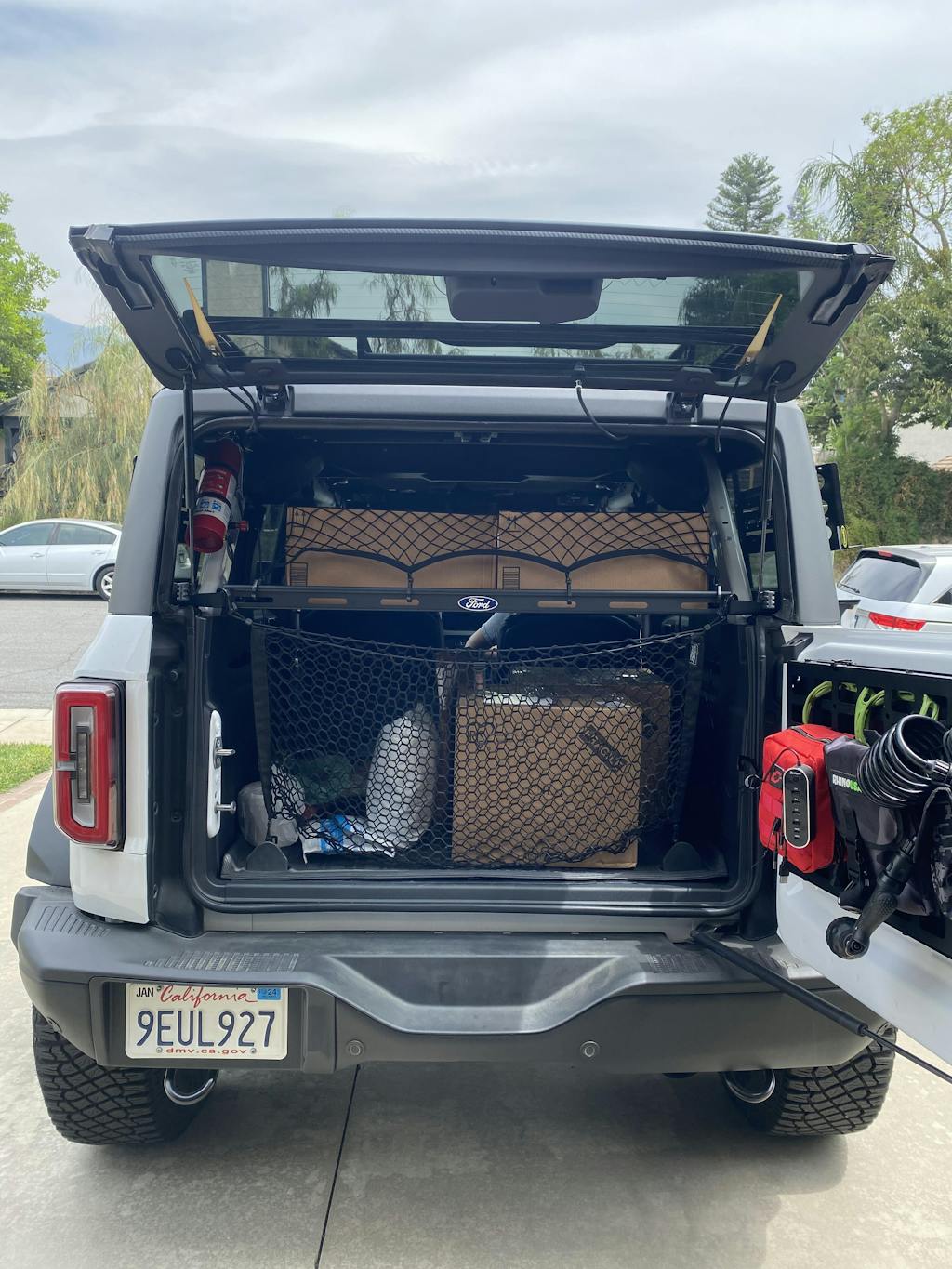 2021-2026 Bronco Interior Cargo Rack Shelf for Ford 4-Door Hardtops ...