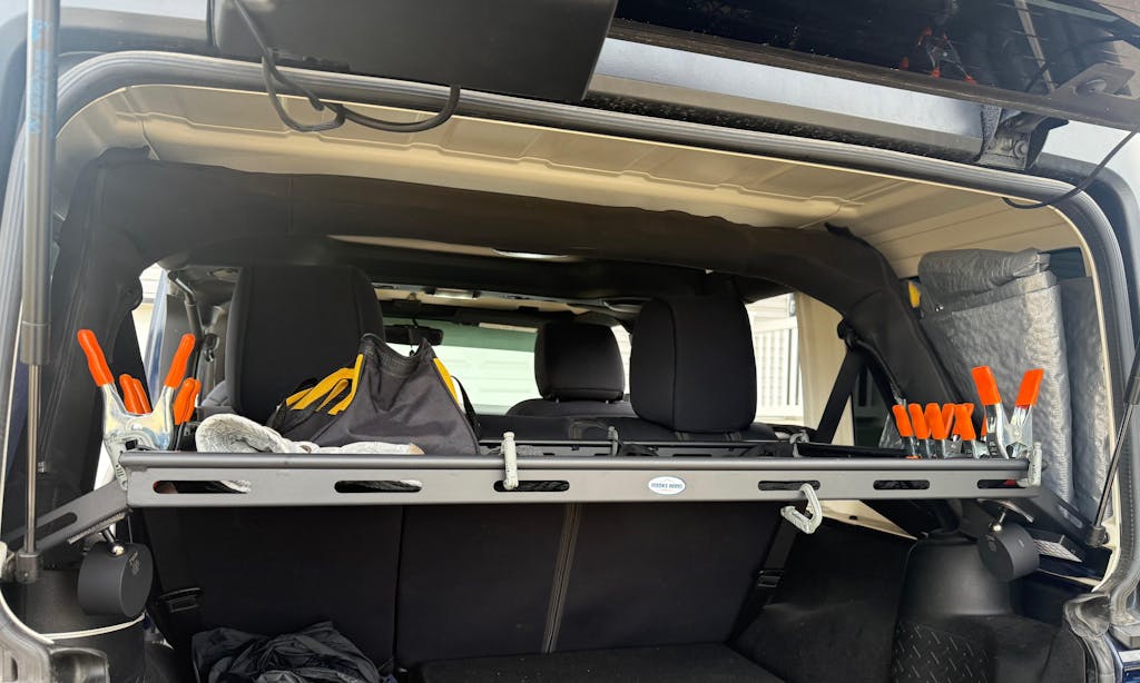 2007-2018 Jeep Wrangler JK Rear Cargo Basket Rack 4x4 Jeep Parts ...