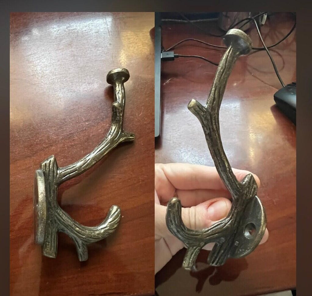 Bronze Branch Wall Hook - Hooks & Knobs