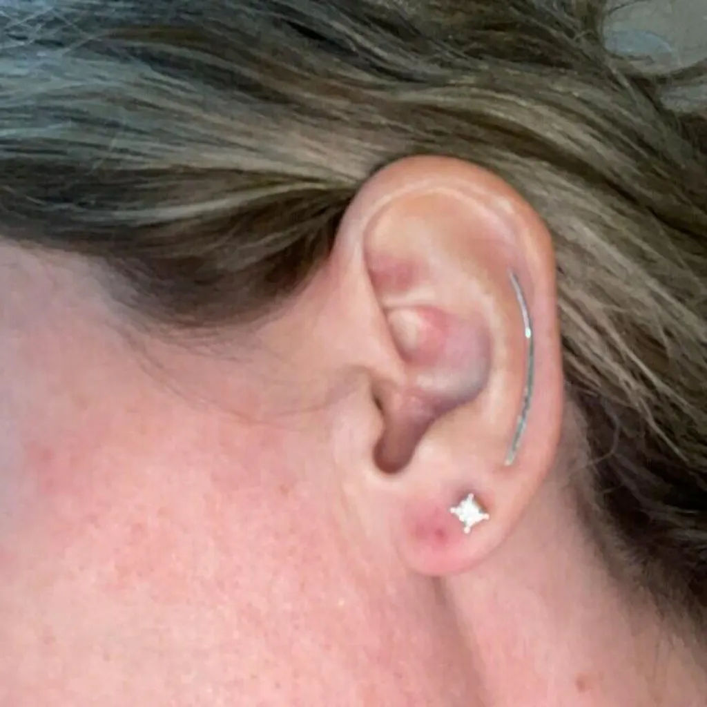 Long Ear Crawler Earrings – Hoops By Hand