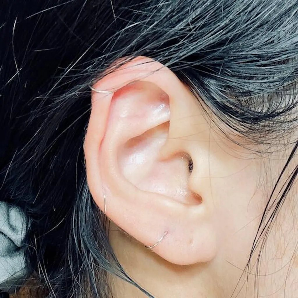 Small Hoop Earrings, Eyelet Sterling Silver – Hoops By Hand