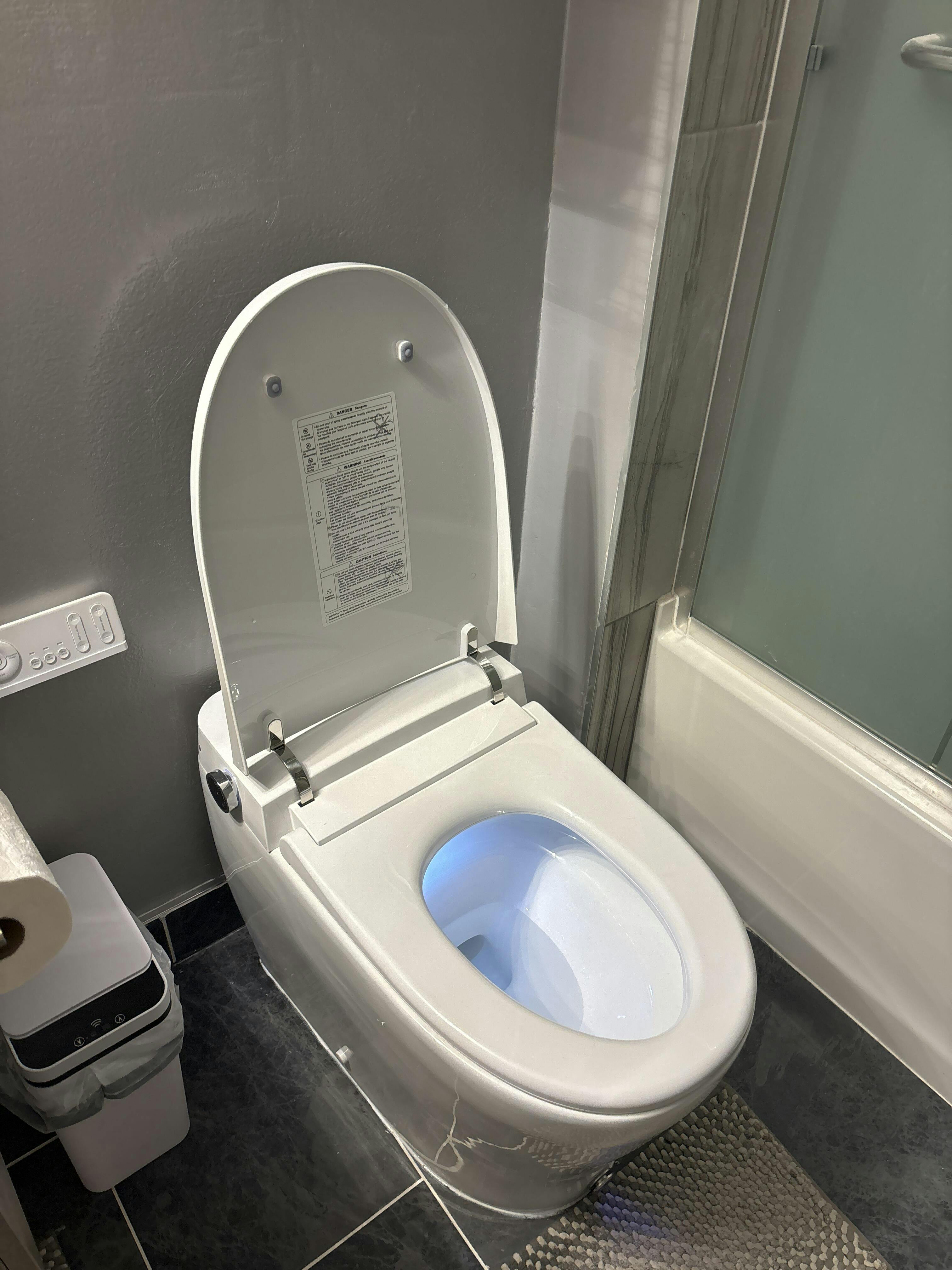 One-Piece Smart Toilet with Bidet | Compact Elongated Toilet - HOROW