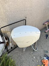 Hose Reel Stand | Powder Coated Aluminium | 800mm – Hoselink USA