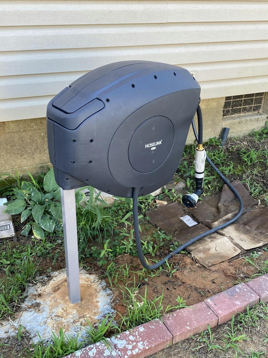 Hose Reel Stand | Powder Coated Aluminium | 800mm – Hoselink USA