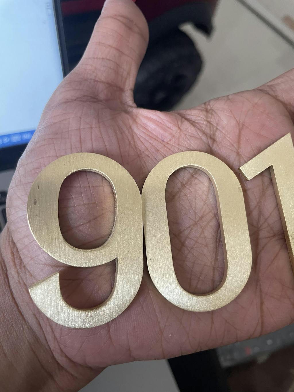 Nova - Elegant Brass Door Numbers & Letters – Housenama