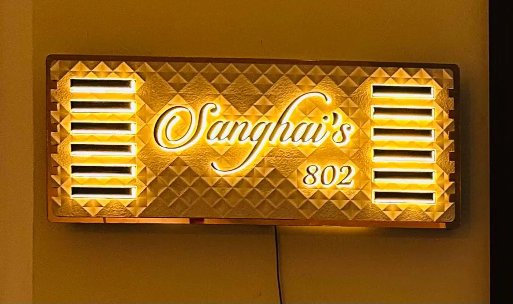 Singhania - Decorative LED Name Plate 24x9 inch – Housenama