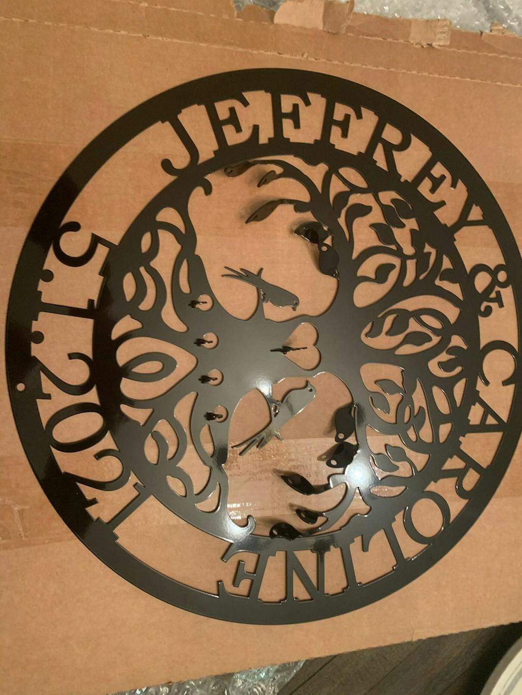 Personalized Love Locks | Custom Metal Wall Decor