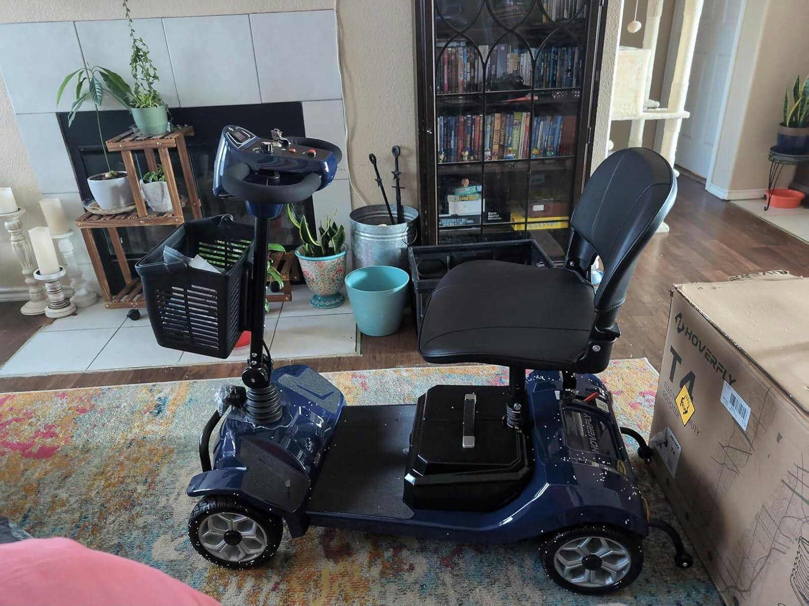 Hoverfly T4 Electric Four-wheel Mobility Scooter 9" 3.2MPH | 12.5Miles ...