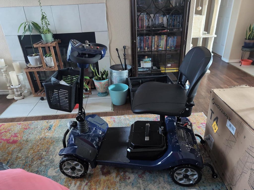 Hoverfly T4 Electric Four-wheel Mobility Scooter 9" 3.2MPH | 12.5Miles ...