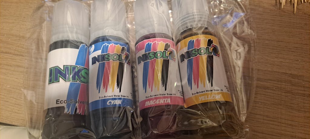 InkSol™ Water Base Eco-Solvent Ink - 4 Pack – HTVMAX