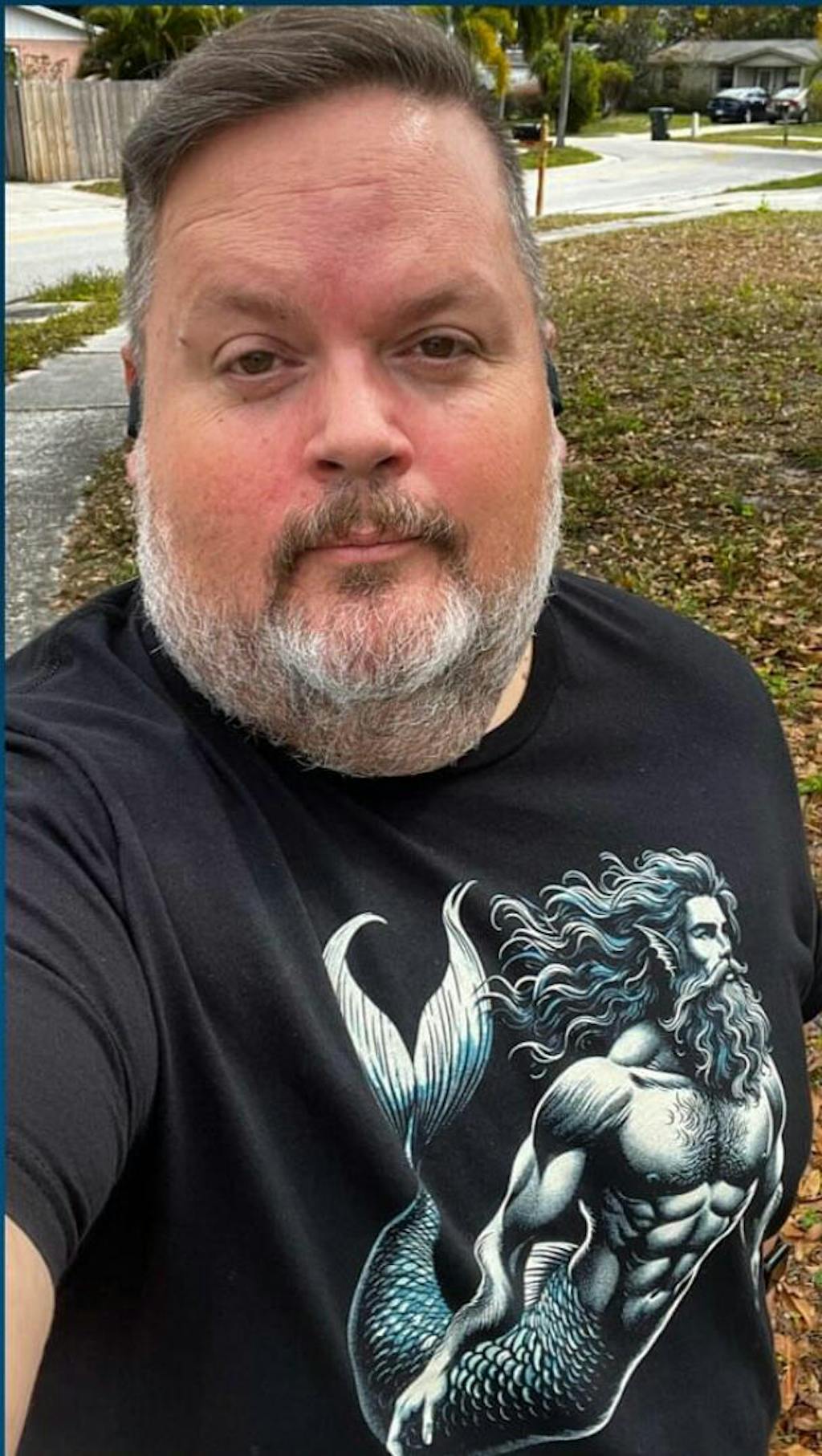 Majestic Muscle Merman T-Shirt - Enchanting Ocean Graphic Tee