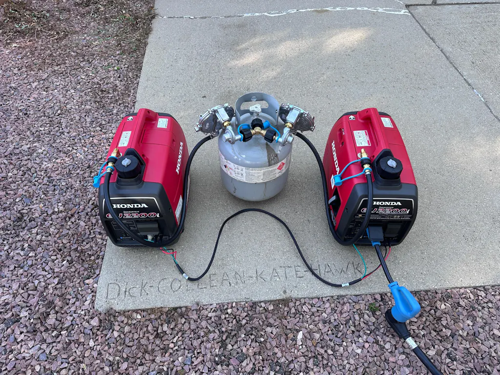 Honda EU2200i Propane, Natural Gas & Gasoline Tri-Fuel Conversion Kit ...