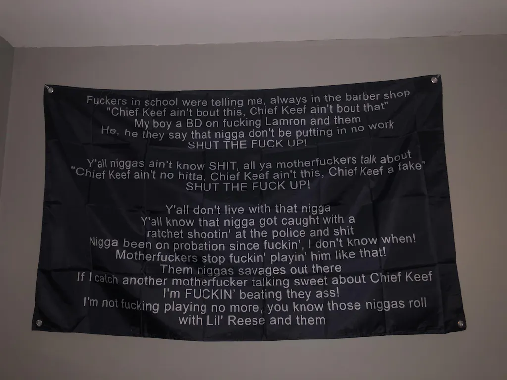 Hype Flags - The Intro Flag | Love Sosa Chief Keef Flag – HypeFlags