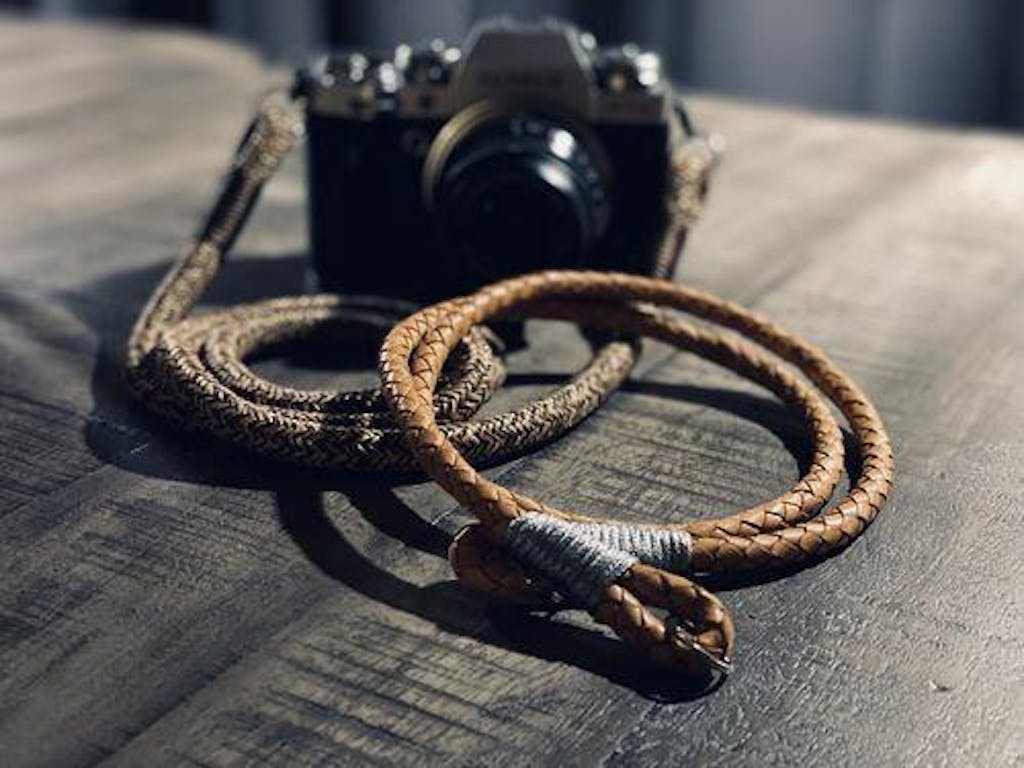 Real Leather Cinnamon Braided Camera Strap Round 8mm – Hyperion ...