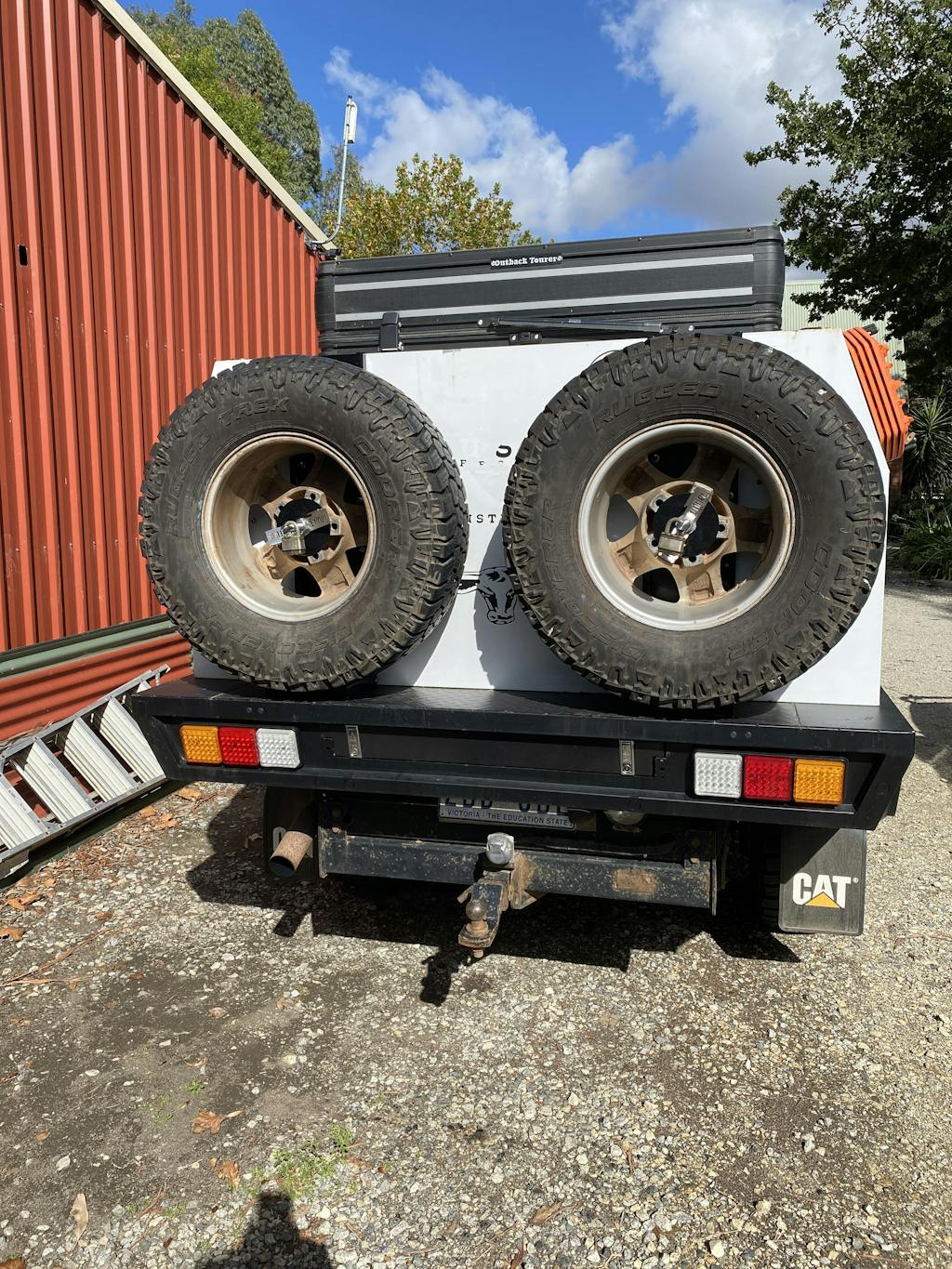 Canopy Spare Wheel Mount - BLACK | iBuilt Kits – iBuilt Premium Accessories