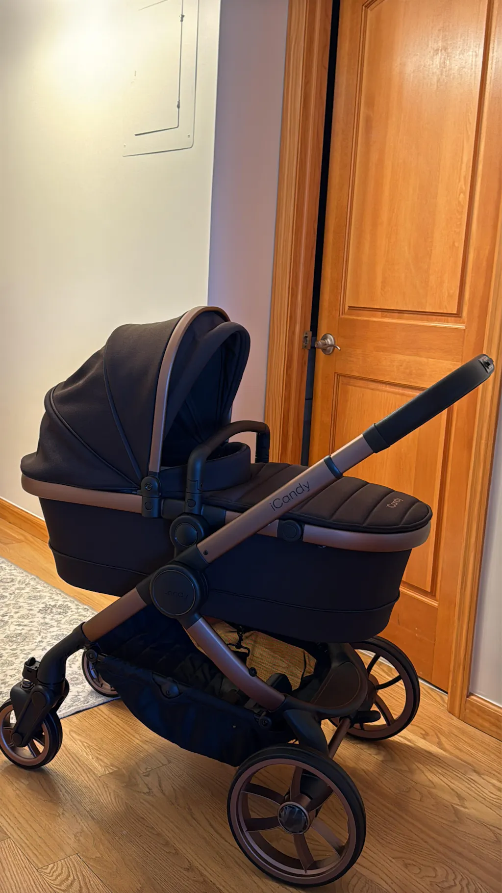 iCandy Peach 7 Stroller and Bassinet Complete Bundle - Pecan