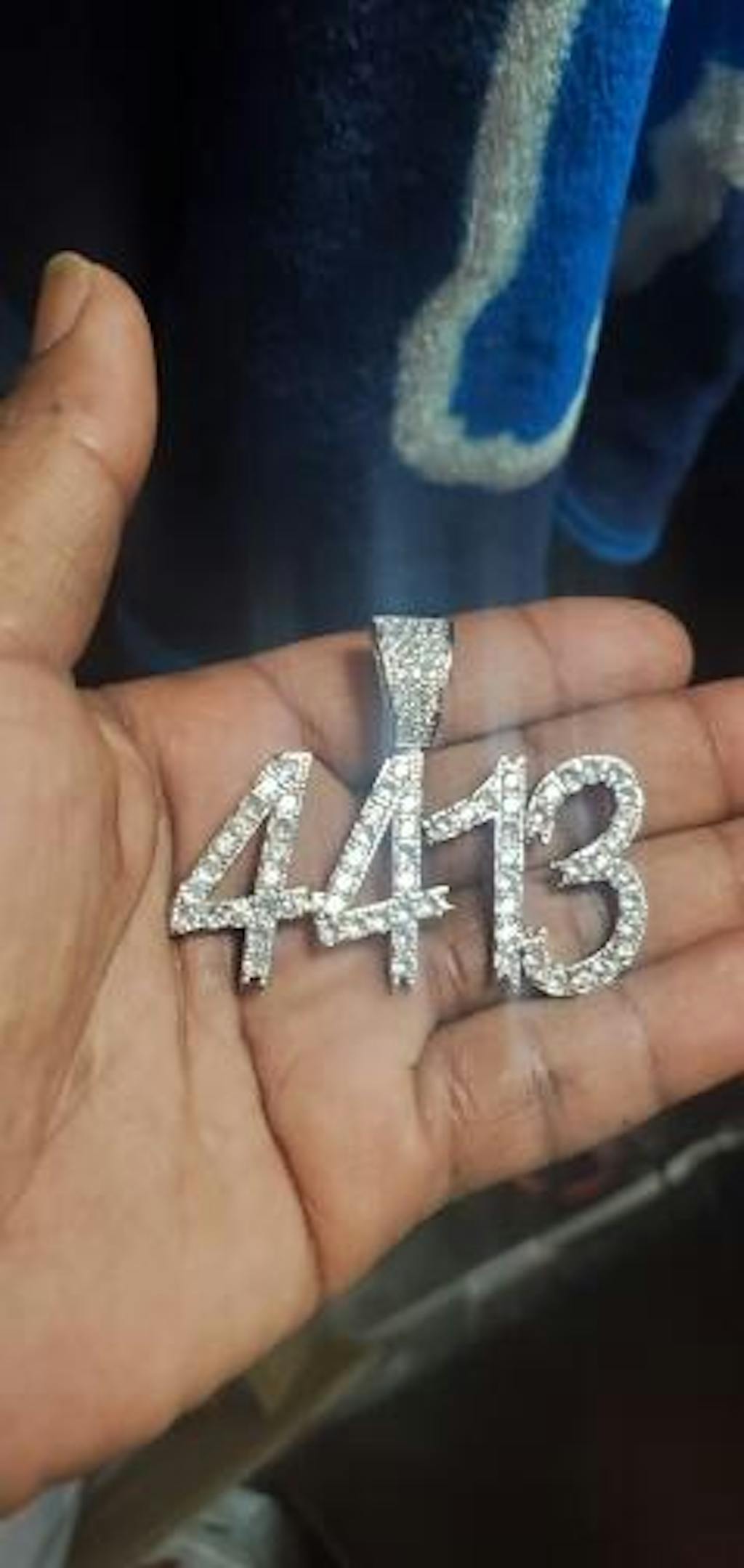 Sharp Cursive Iced Out Personalized Custom Name Necklace Pendant – Icey ...