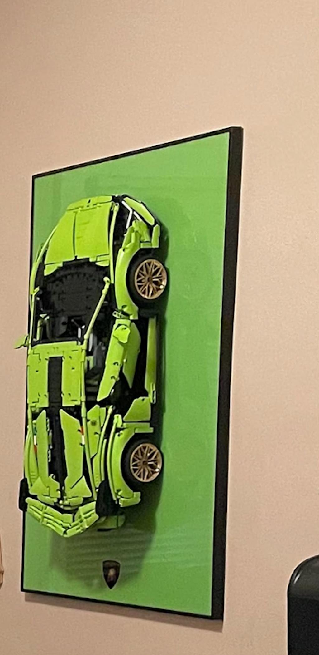 ICUANUTY Display Wall Mount Frame for LEGO Technic™ Lamborghini Sián FKP 37