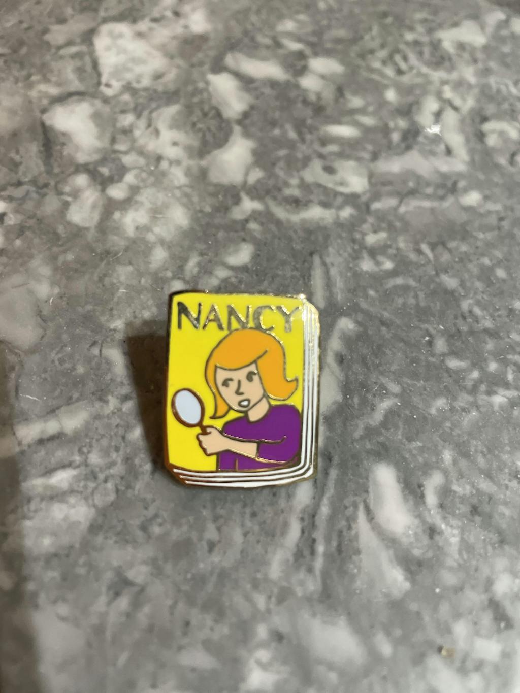 Book Pin: Nancy – Ideal Bookshelf