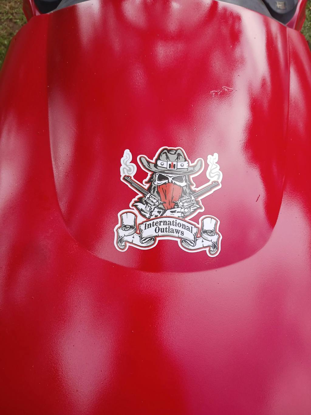 International Harvester IH Logo Die Cut Decal - IH Gear - IH GEAR