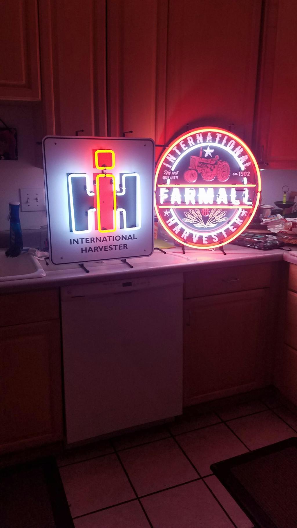 International Harvester - IH Farmall Tractor 1902 Neon Sign | IH Gear ...