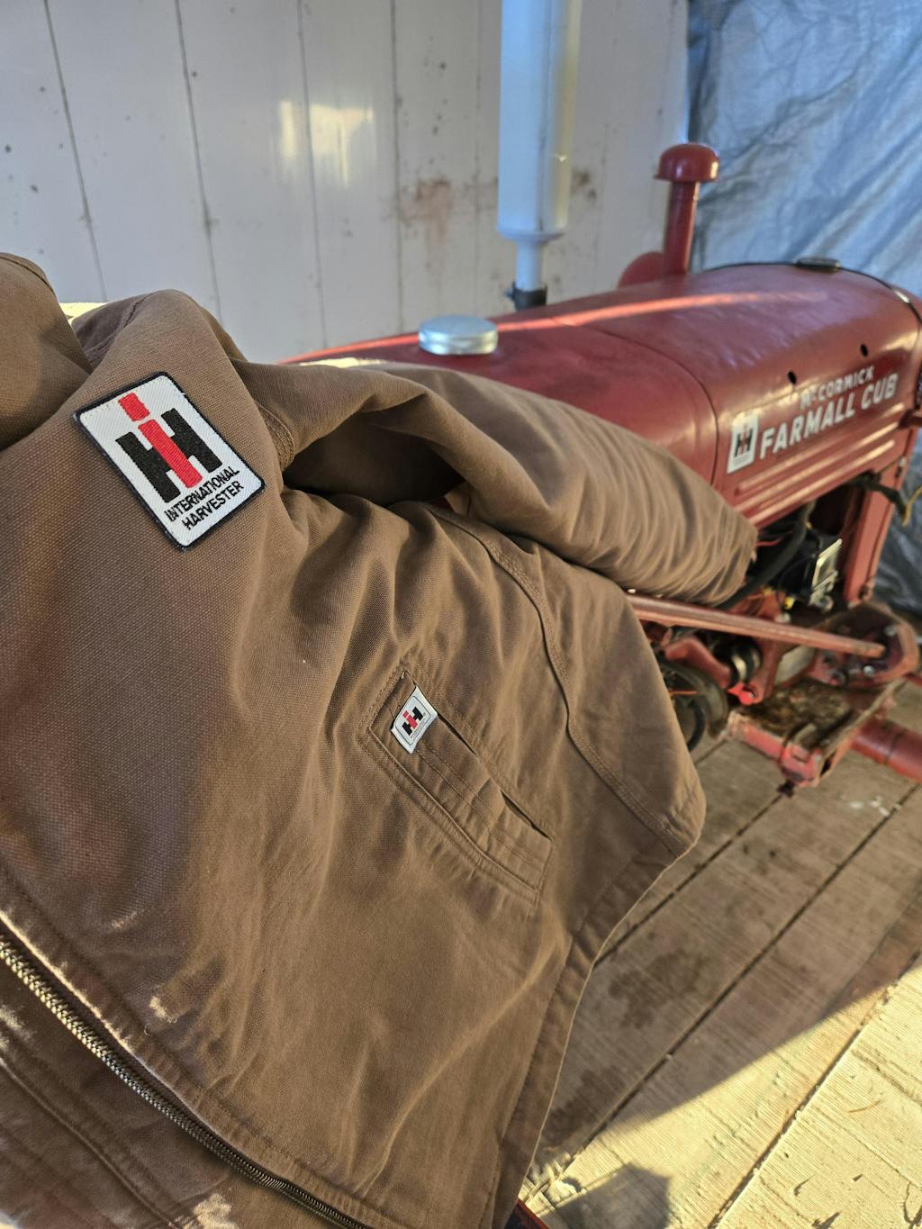 International Harvester Jacket - Field Khaki Canvas Jacket - IH Gear ...