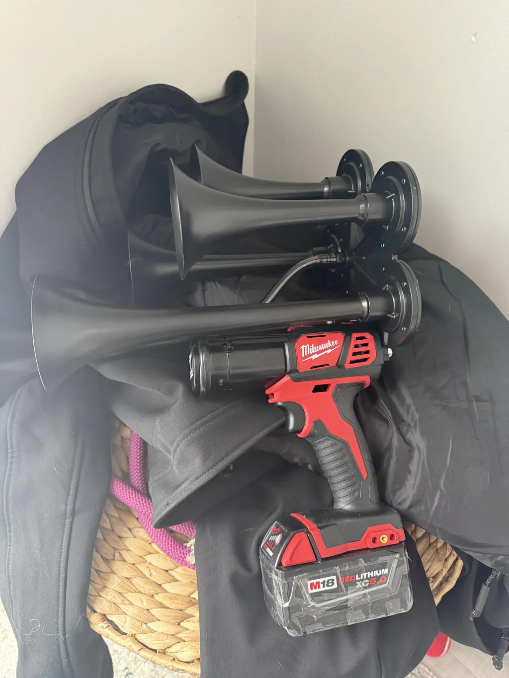 Milwaukee Air Horn - Portable Drill Air Horn – Impact Train Horns
