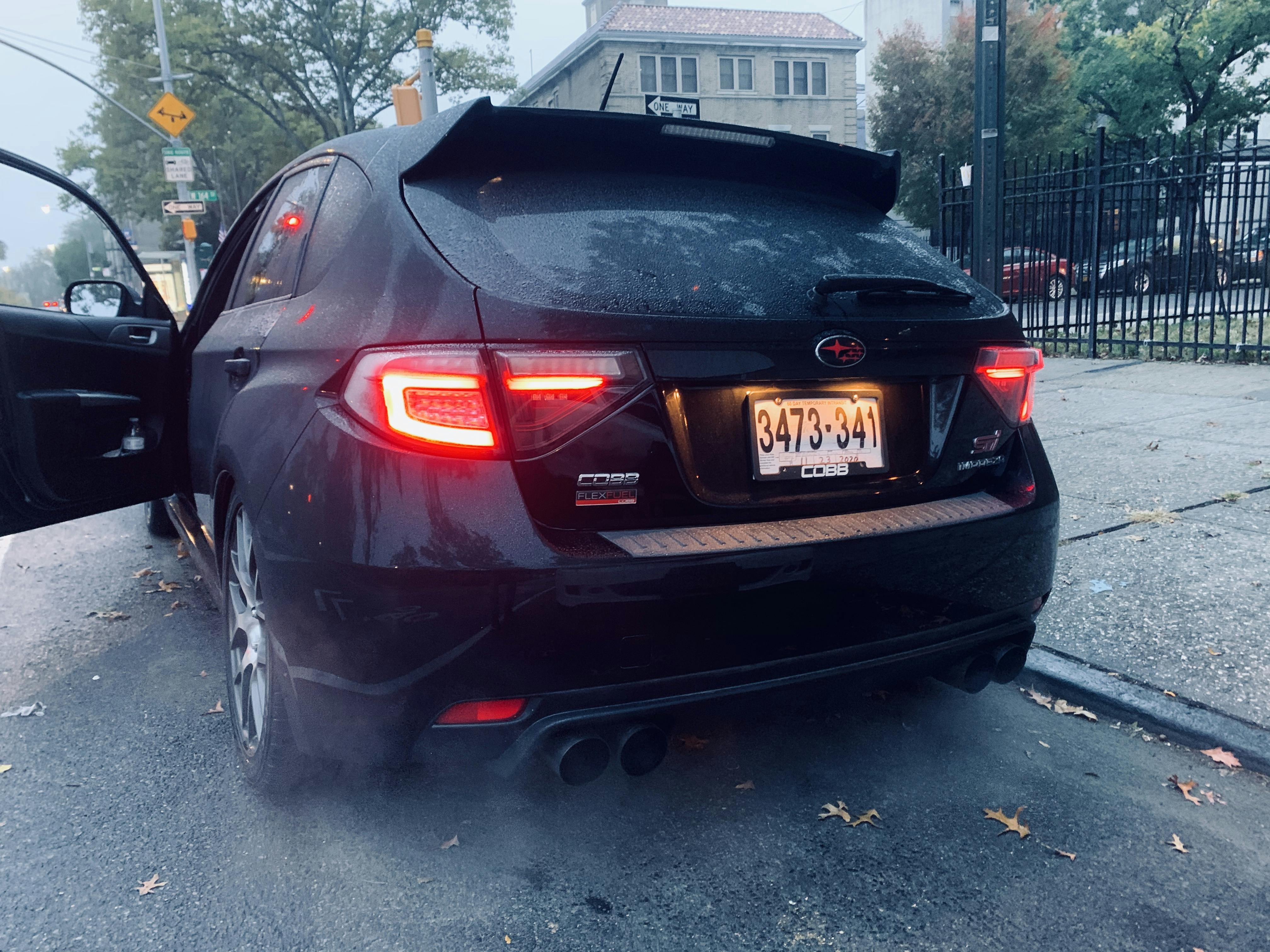 Spyder LED Tail Lights Seq Signal Black Subaru WRX Hatchback 2008-2014 ...