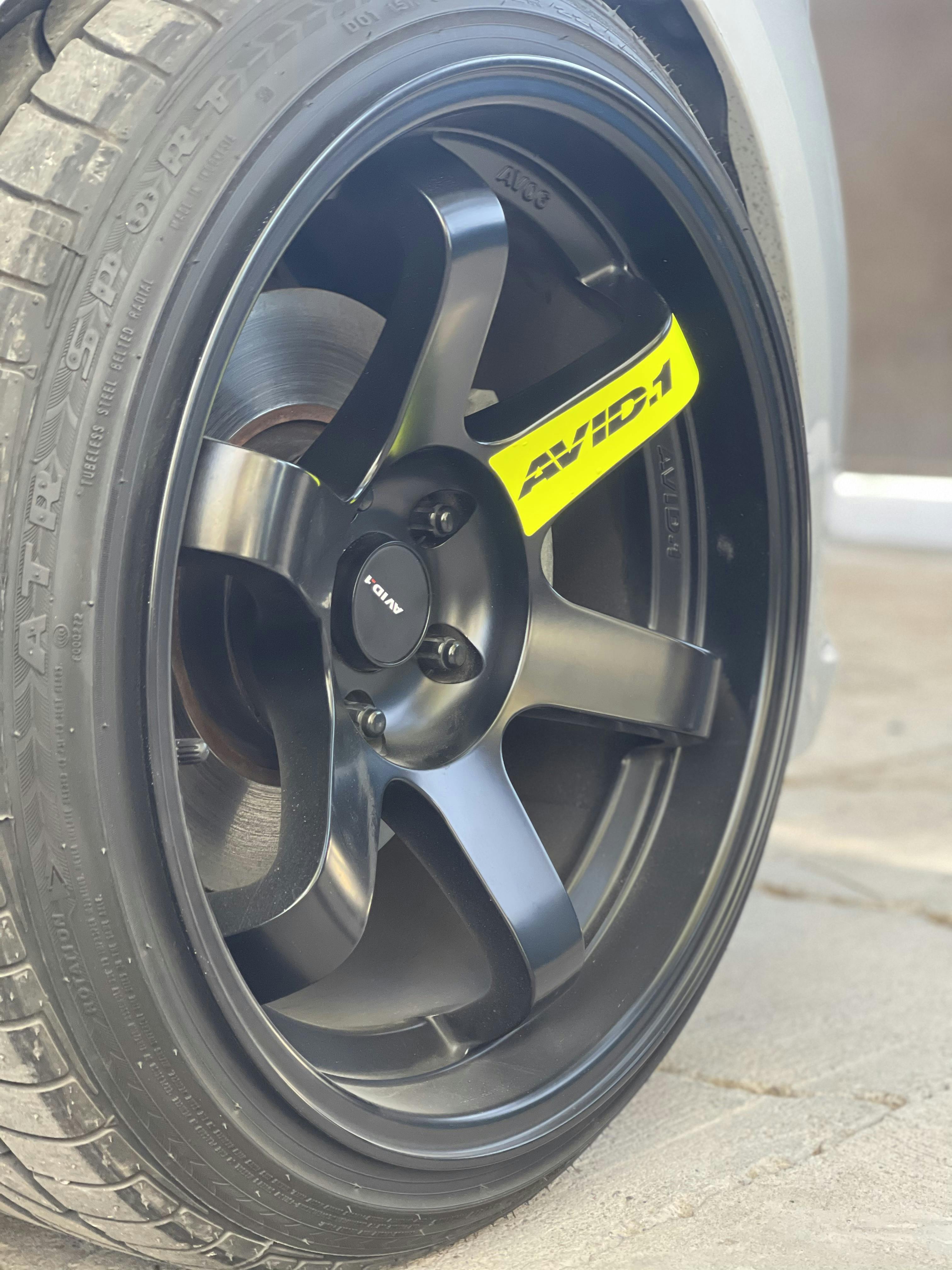 Overnight.Crew OG Design Wheel Spoke Decals for AVID.1 AV06 (Set of Fo ...