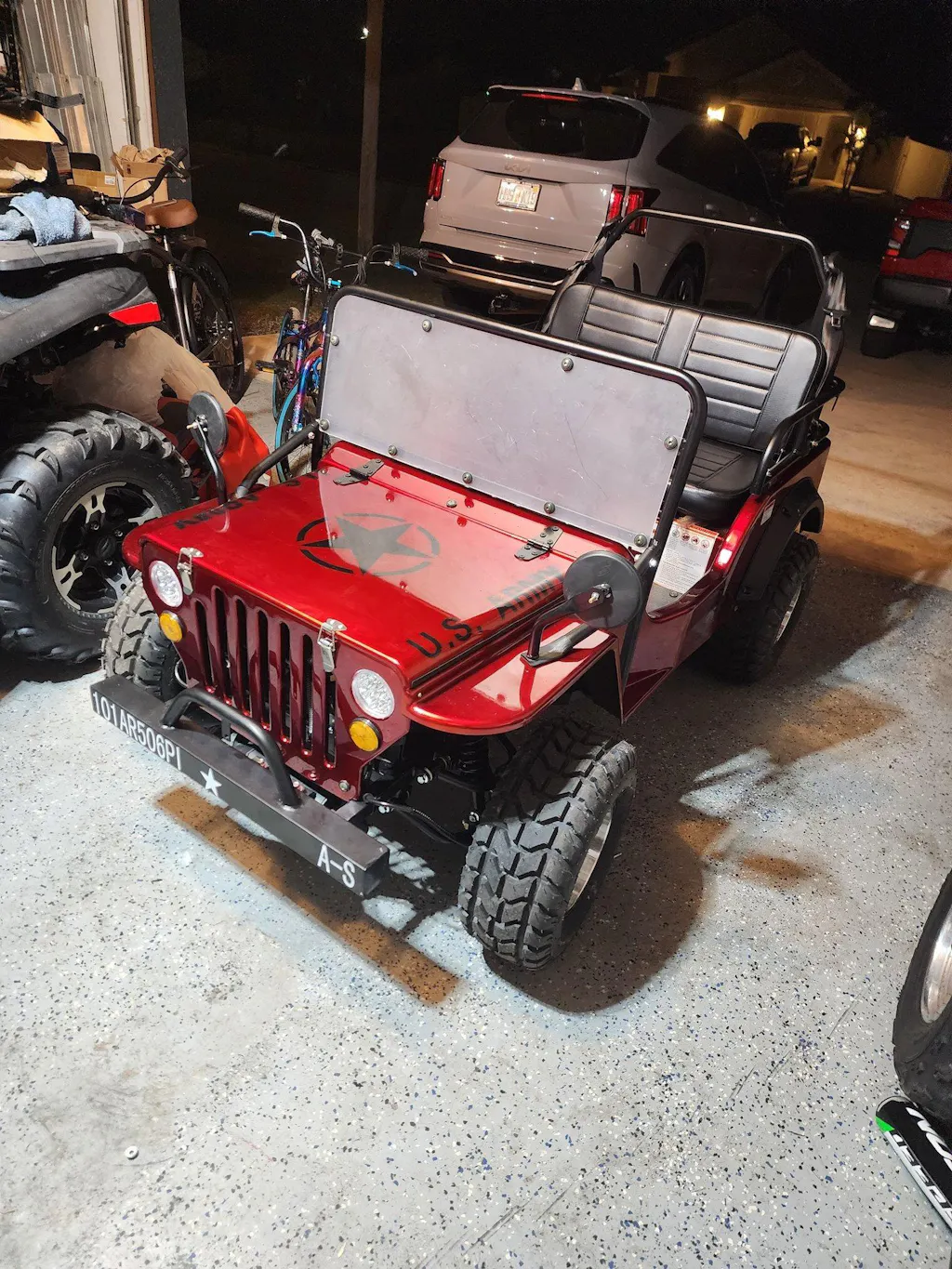 125cc Mini Jeep – Willy Styled Go-Kart: 6125A